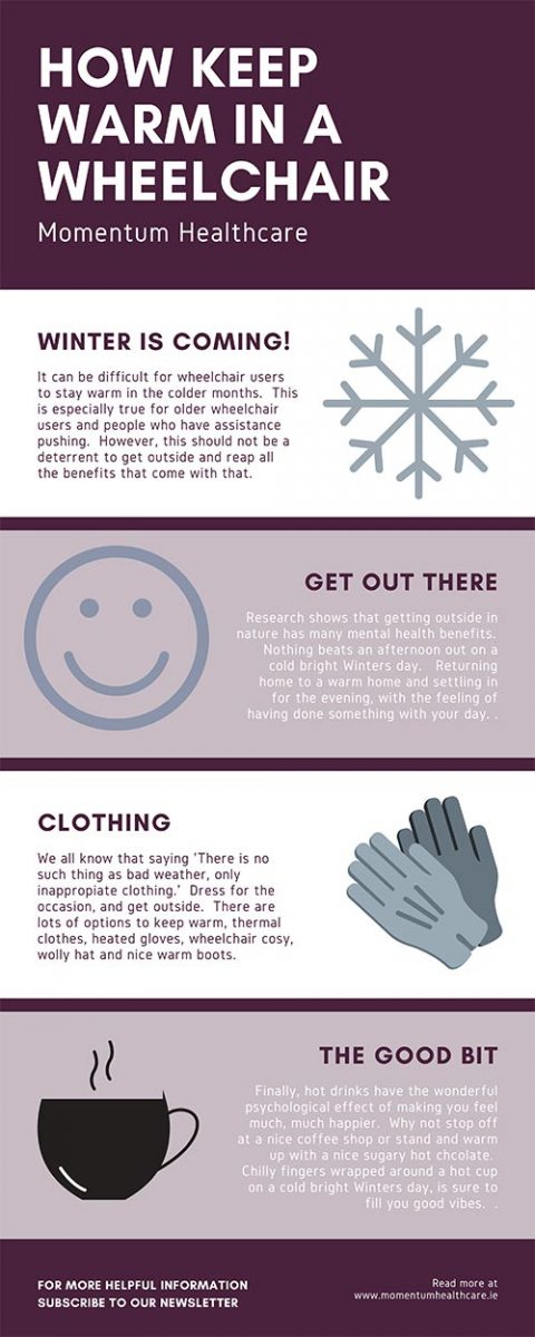 How to Keep Warm in a Wheelchair | Momentum Healthcare